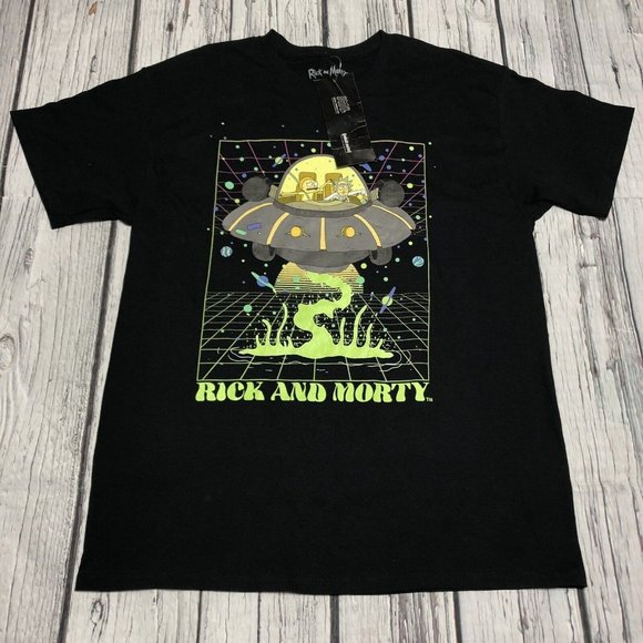 Rick And Morty Shop | Shirts | New Rick And Morty Ufo Space Ship ...